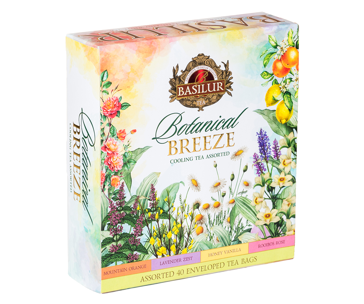 Botanical Breeze Assortment - 40 Enveloped Tea Bags - 4 Flavours ...