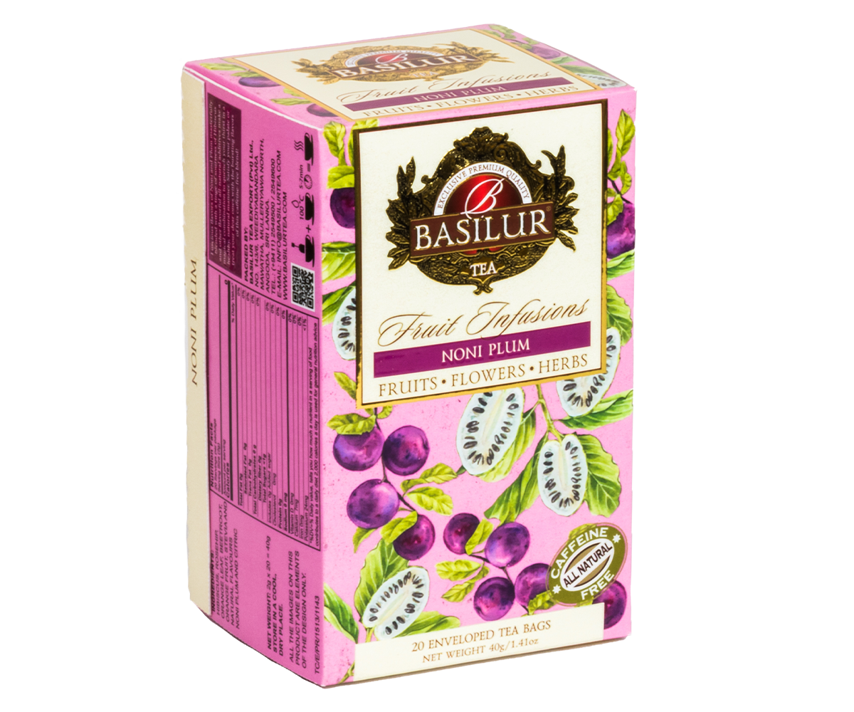 Fruit Infusions - Noni Plum - 20 Enveloped Tea Bags – Basilur Tea Australia